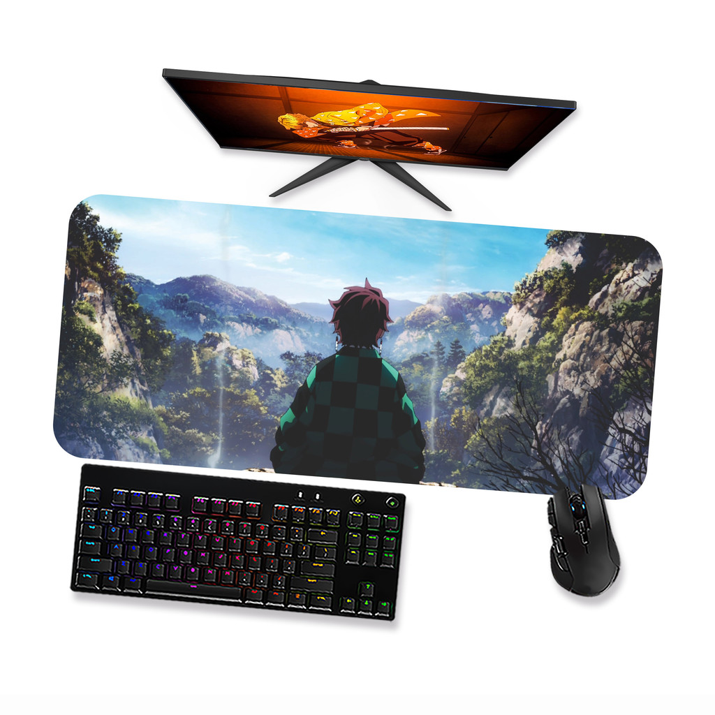 Mouse pad Tanjiro 12 Demon Slayer Anime - Mousepad Gamer 90x40 80x40 ...