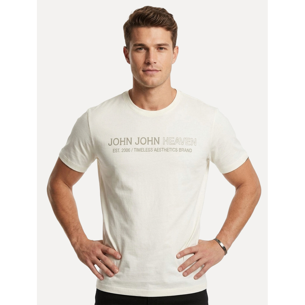 Camiseta John John Masculina Slim Fit United On And Off White | Shopee ...