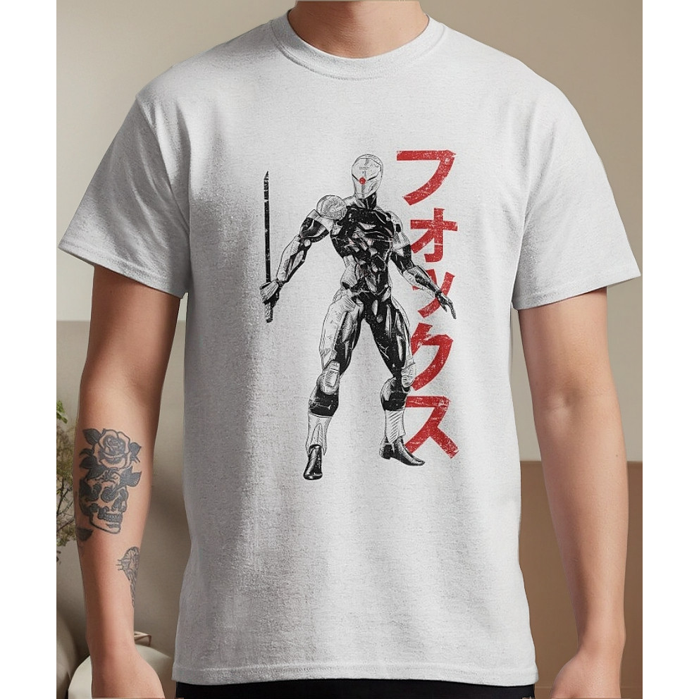 Camiseta Vintage Cyborg Ninja Gray Fox Mgs Metal Gear | Shopee Brasil