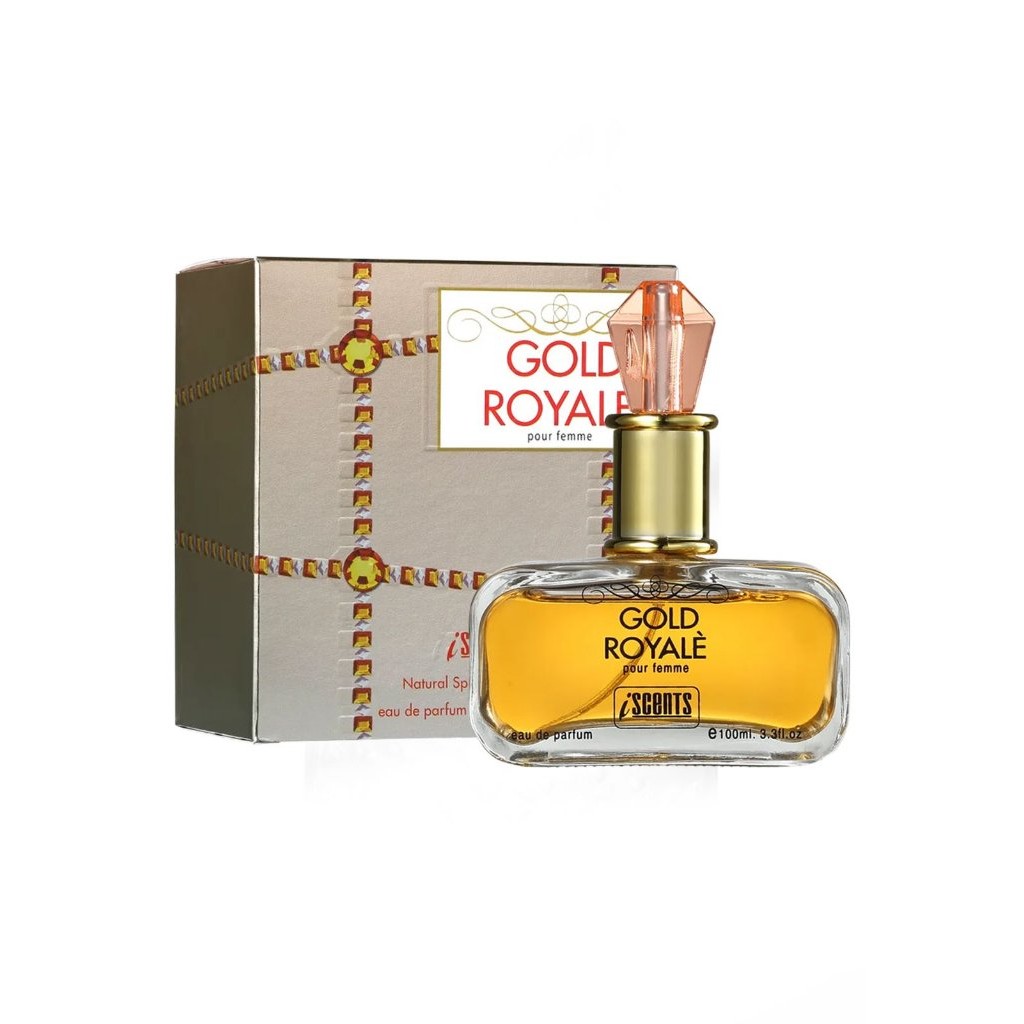 Perfume Gold Royalè Eau de Parfum Iscents 100ml - Feminino | Shopee Brasil