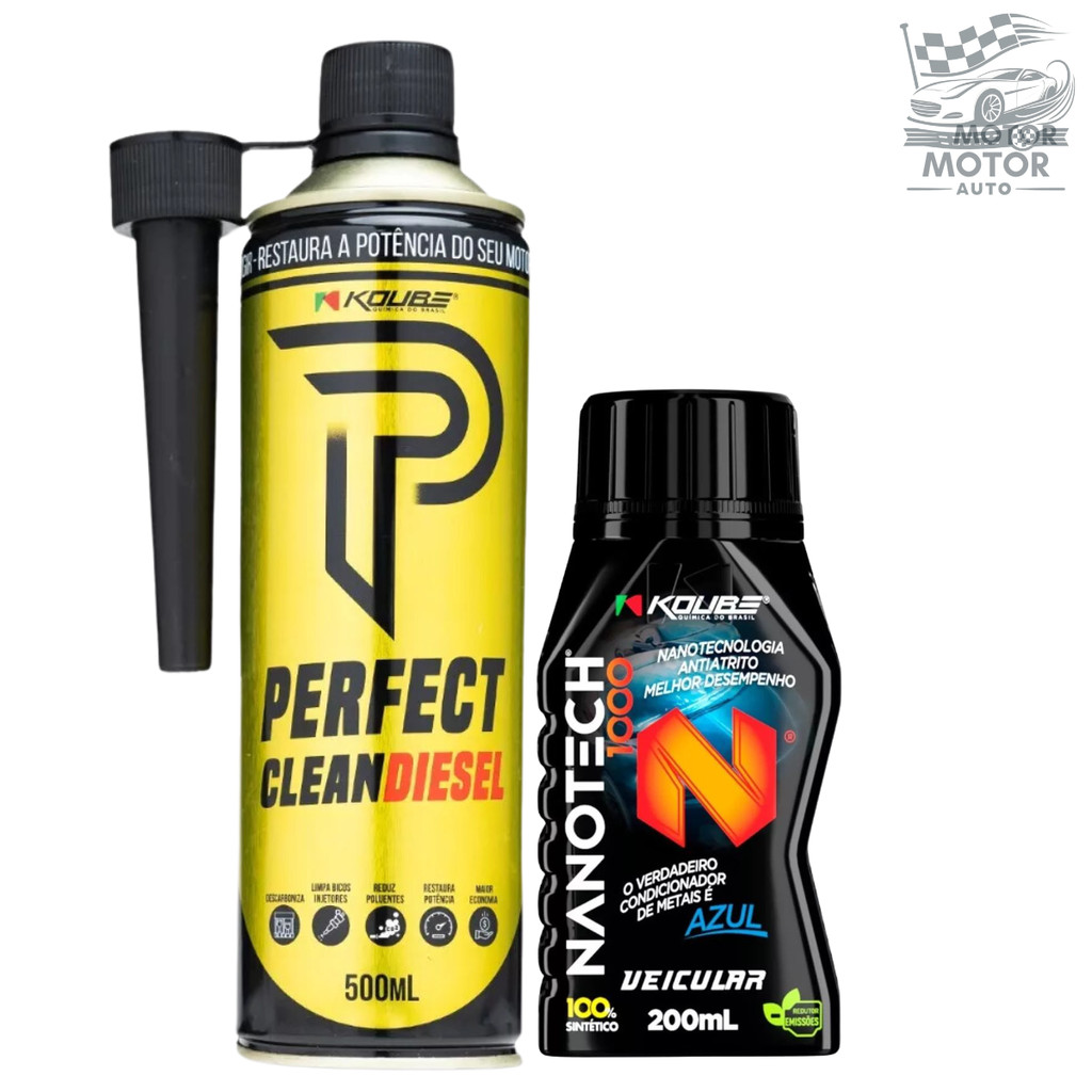 Kit Nanotech + Perfect Clean Diesel Koube | Shopee Brasil