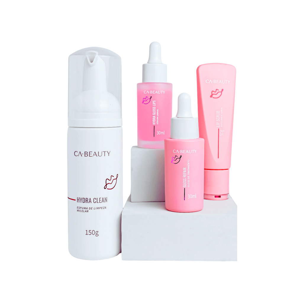 Kit Hydra Gloss Lips CA Beauty + Curso (Limitado) | Shopee Brasil