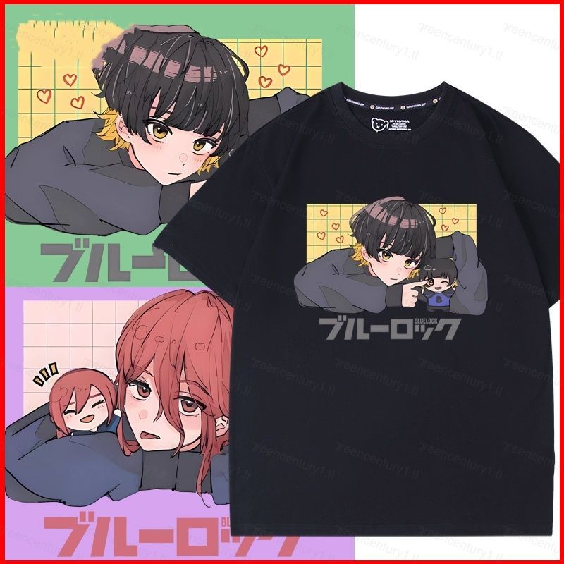 GC1 BLUE LOCK Chigiri Hyoma Bachira Meguru Camiseta De Verão Anime ...