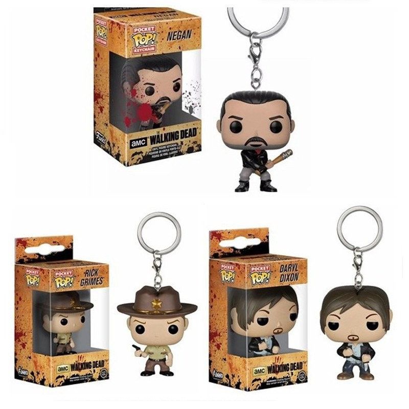 2025 Chaveiro POP Caminhando RICK Morto NEGAN DARYL Figura Brinco ...