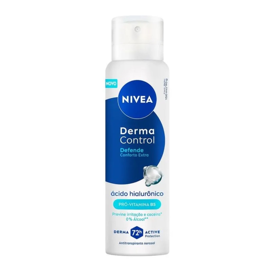 DESODORANTE NIVEA AEROSOL DERMA CONTROL DEFENDE 150ML | Shopee Brasil