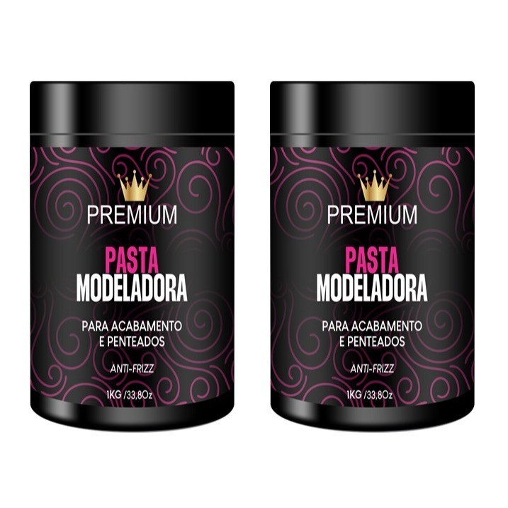 PASTA MODELADORA PREMIUM 1KG 02UNIDADES | Shopee Brasil