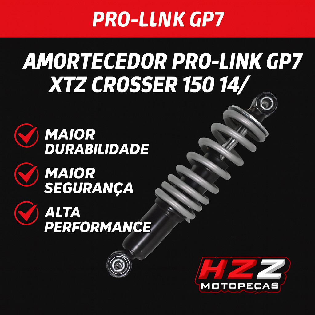 GP7 Amortecedor ProLink XTZ Crosser 150 14+ Alta Performance | Shopee ...
