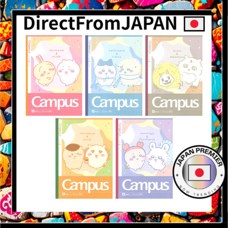 Guarda-Roupa kawaii ! Sun-Star Papelaria Chikawa Notebook Campus A ...