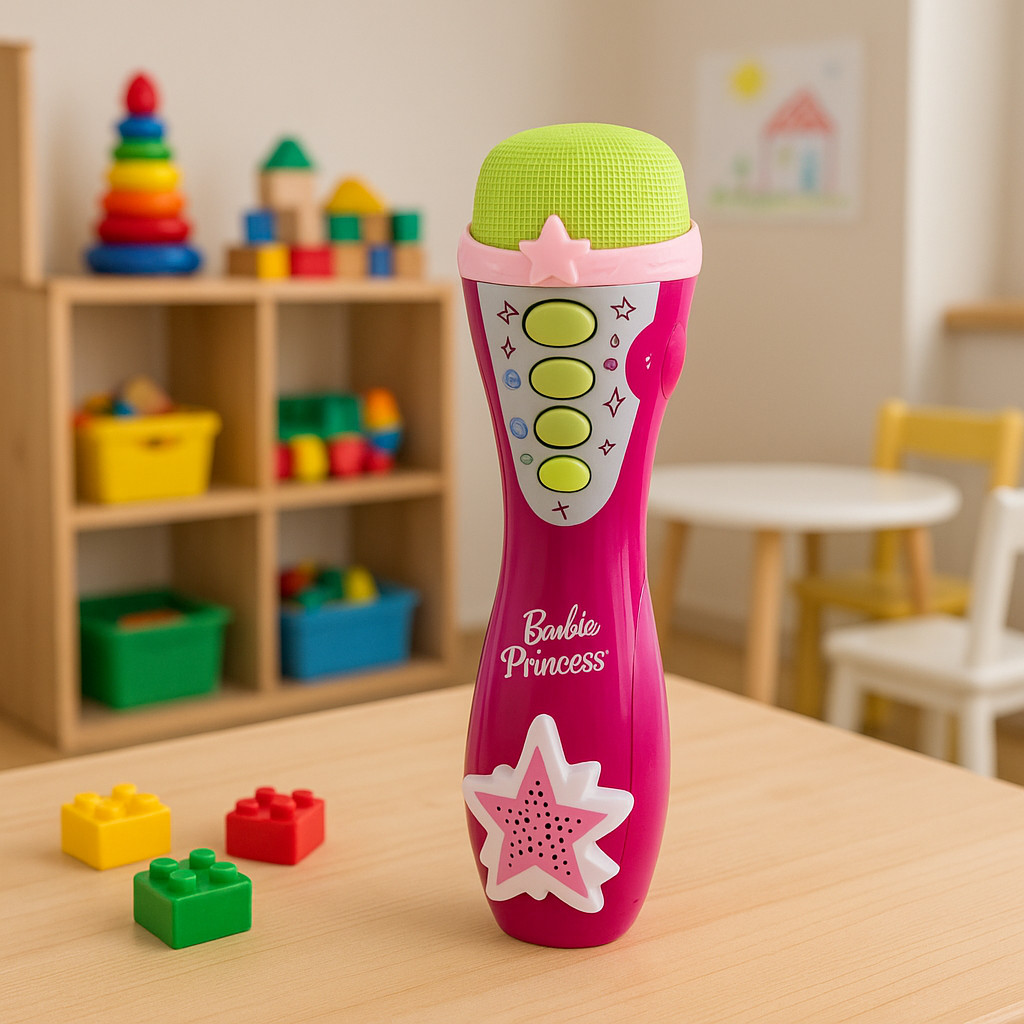 Brinquedo Infantil Microfone Star Glam Girl Infanti Sai a Voz e Musical ...