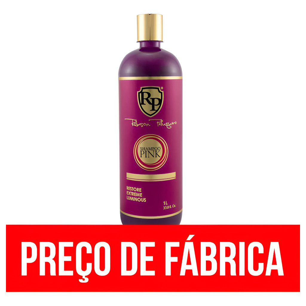 Shampoo Pink Robson Peluquero 1 Litro | Shopee Brasil