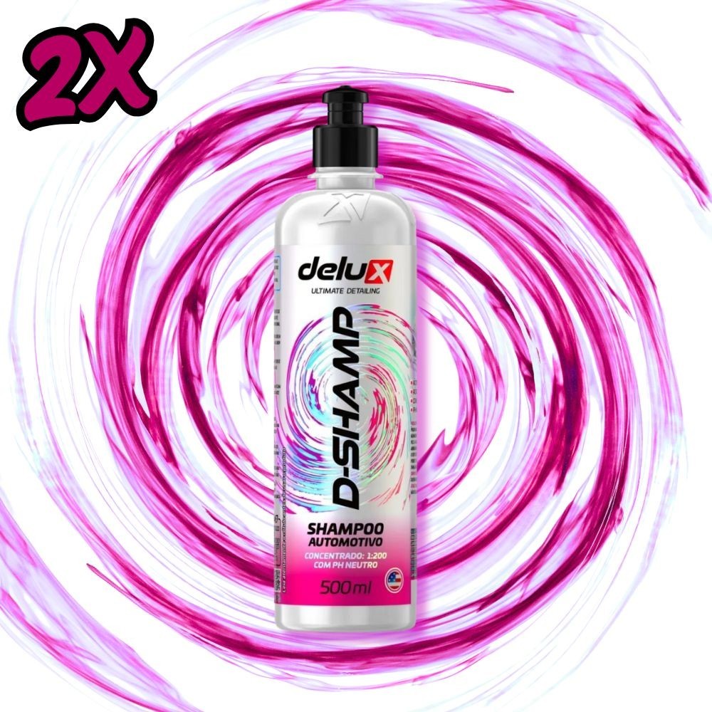 Kit 2 D‑Shamp Shampoo Automotivo 500ml – Alta Espuma, pH Neutro e ...