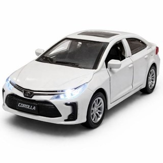 Miniatura Toyota Corolla 1:32 Metal Com Som Luz Fricção Abre Portas ...