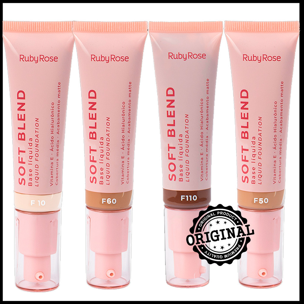 Base Liquida Soft Blend Ruby Rose HB M301 | Shopee Brasil