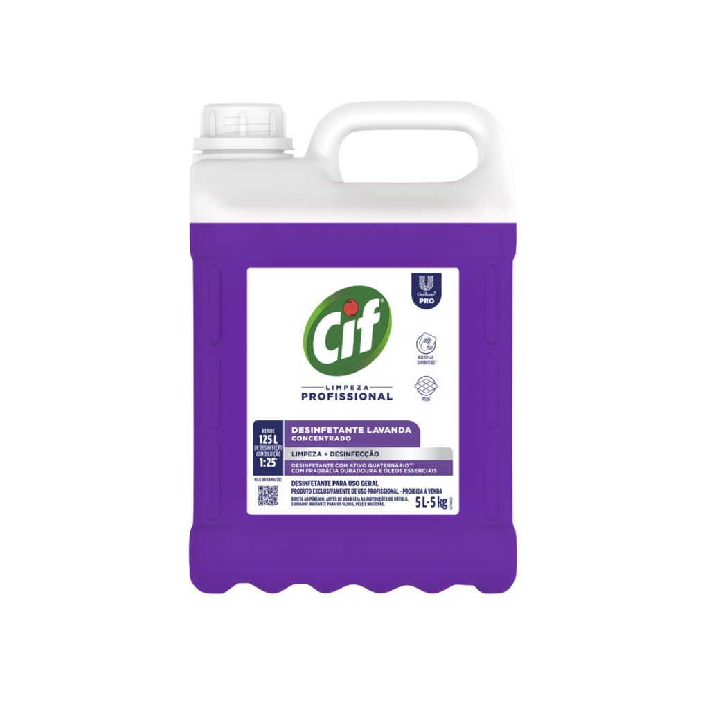 Desinfetante Profissional Concentrado Lavanda 5L Cif | Shopee Brasil