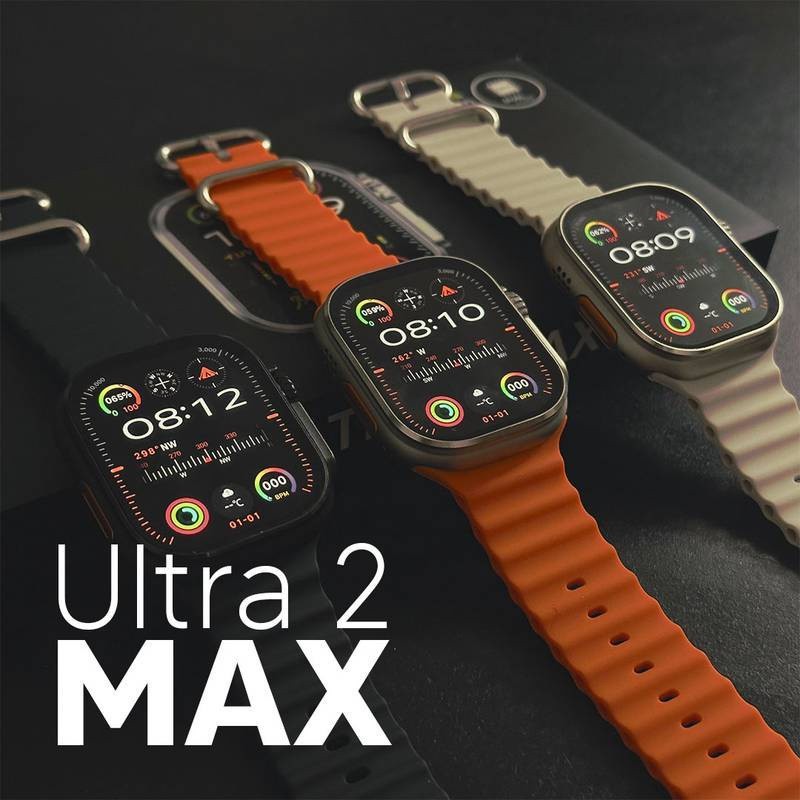 SMARTWATCH - Ultra 2 Max - Tela Amoled, Função 2 Gestos E Cpu Dual Core ...