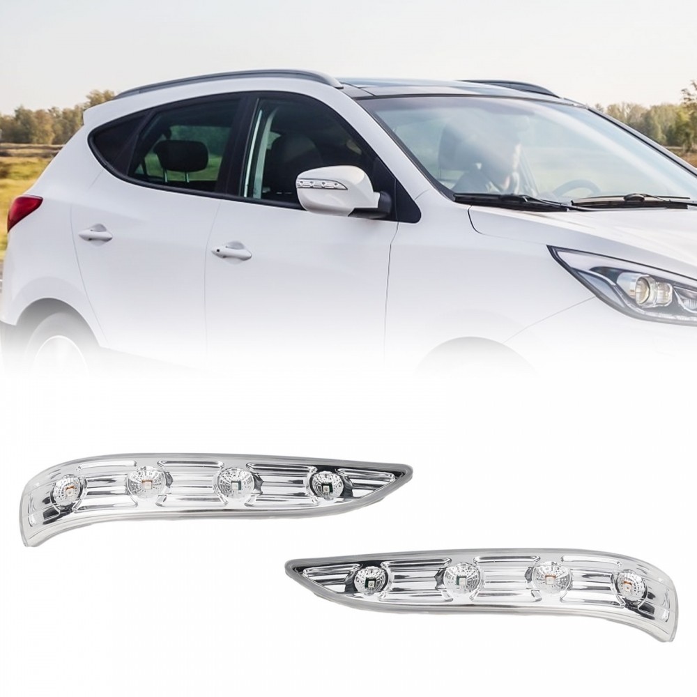 Luzes De Espelho 12V 1Pair 87614-2S200/87624 Para Hyundai Tucson IX35 ...