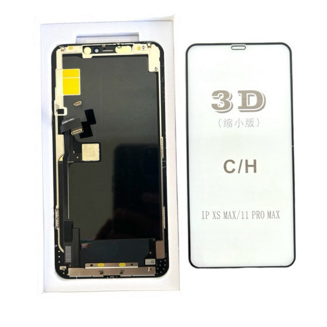 Tela Frontal Display Completo Para Iphone 11 Pro Max Super Oled + Pel ...