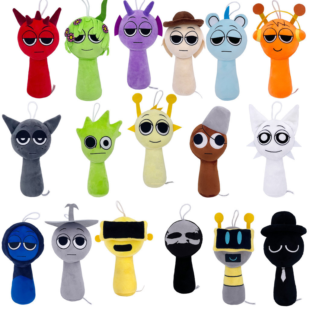 Sprunki Incredibox Soft Plush Toys Micro Horror Game Stuffed Plushie ...