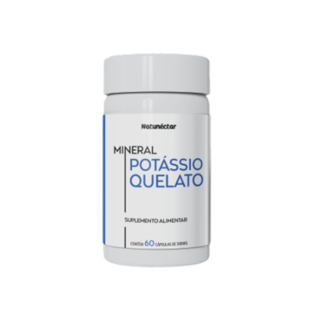 Suplemento De Potássio Quelato 60 Cápsulas – Natunéctar | Shopee Brasil