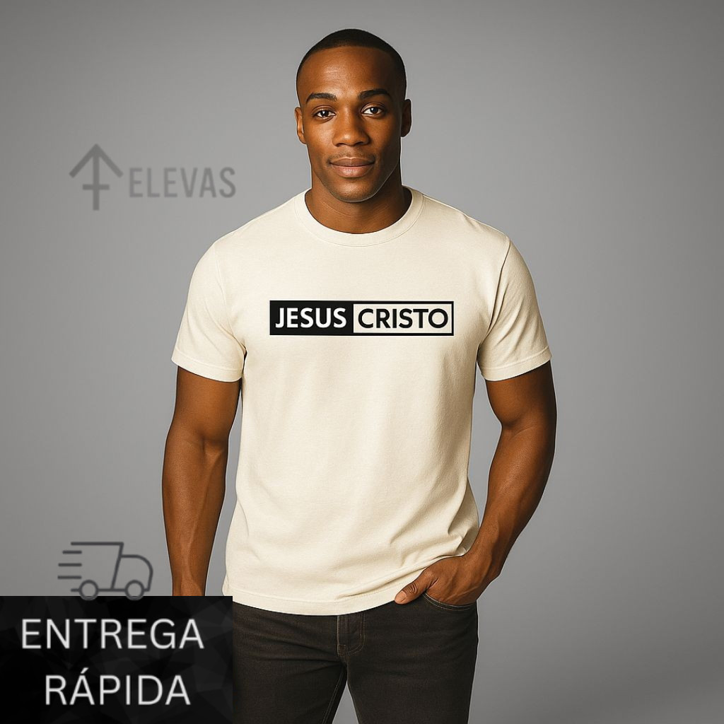 Camiseta Camisa Moda Jesus Cristo Fé Cristã Evangélica Masculina - 100% ...