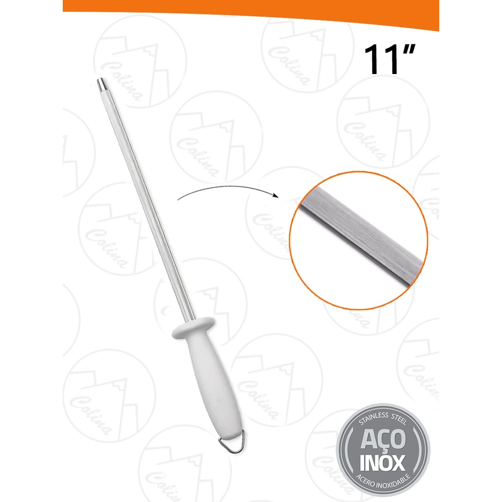 Chaira Profissional Estriada Amoladora Para Facas 11'' Com Cabo ...