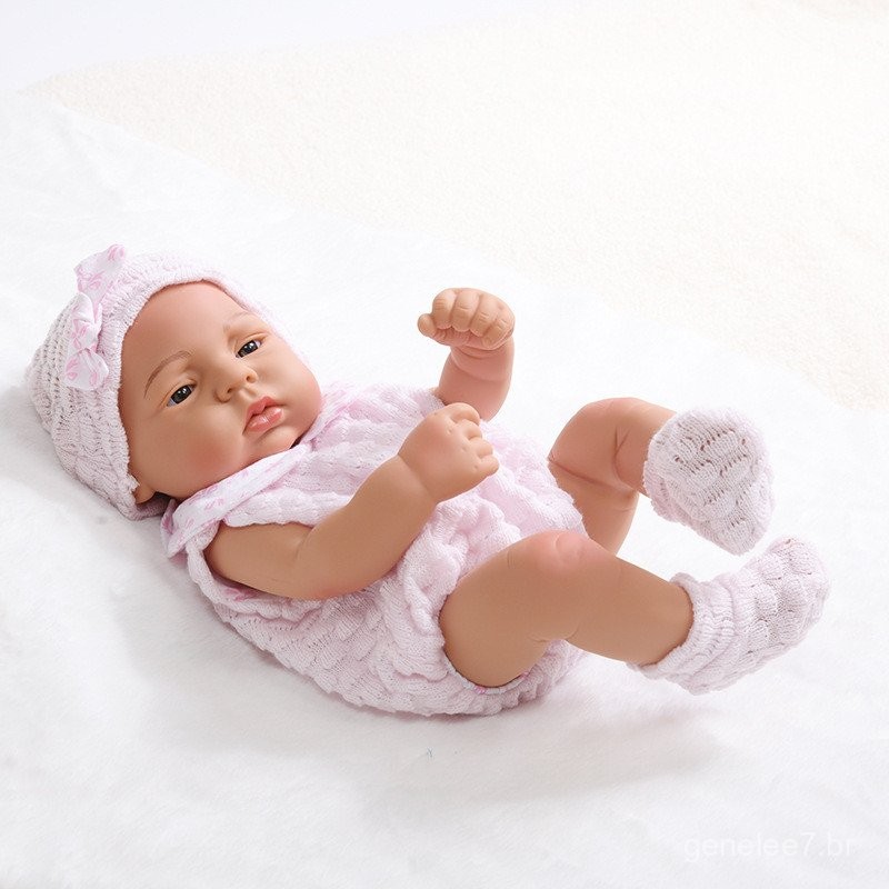 Boneca Reborn Infantil Nova Realista Bebê Vinil Macio Boneca de 16 ...