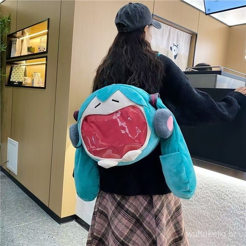 Bolsa Transversal Pequena de Estudante Bonito Menina Billy New Hatsune ...