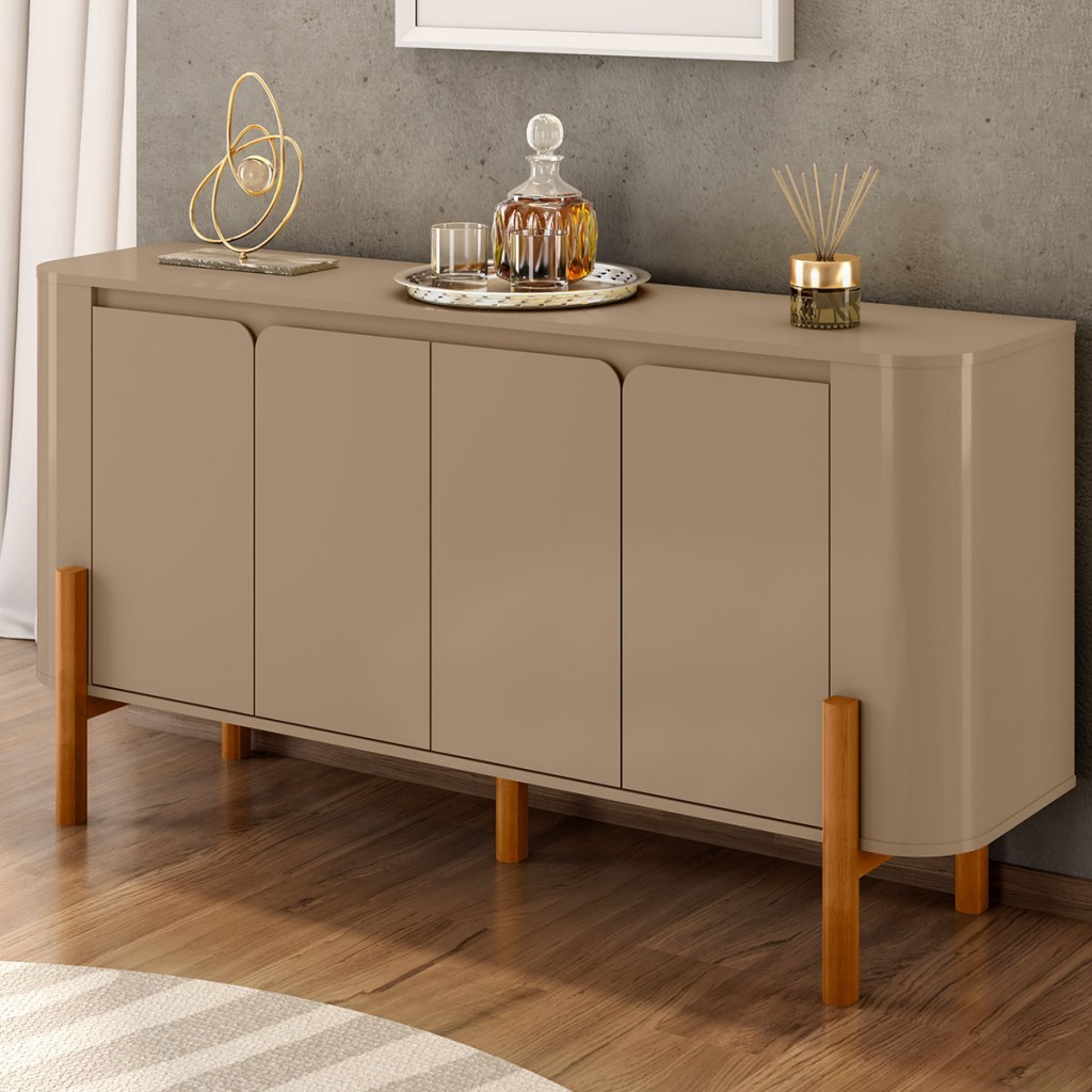 Balcão Buffet Imbassaí 4 Portas 2 Prateleiras - Móveis Bechara | Shopee ...