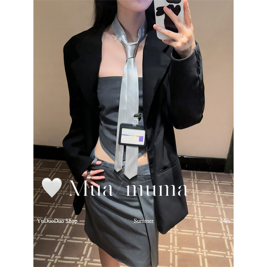 Nicho High-End caseiro estreito longo gravata feminina moda único Retro ...