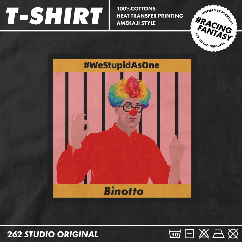 Camiseta Pinoto Clown Ferrari Tiefo Temple Exclusivo F1 Racing ...