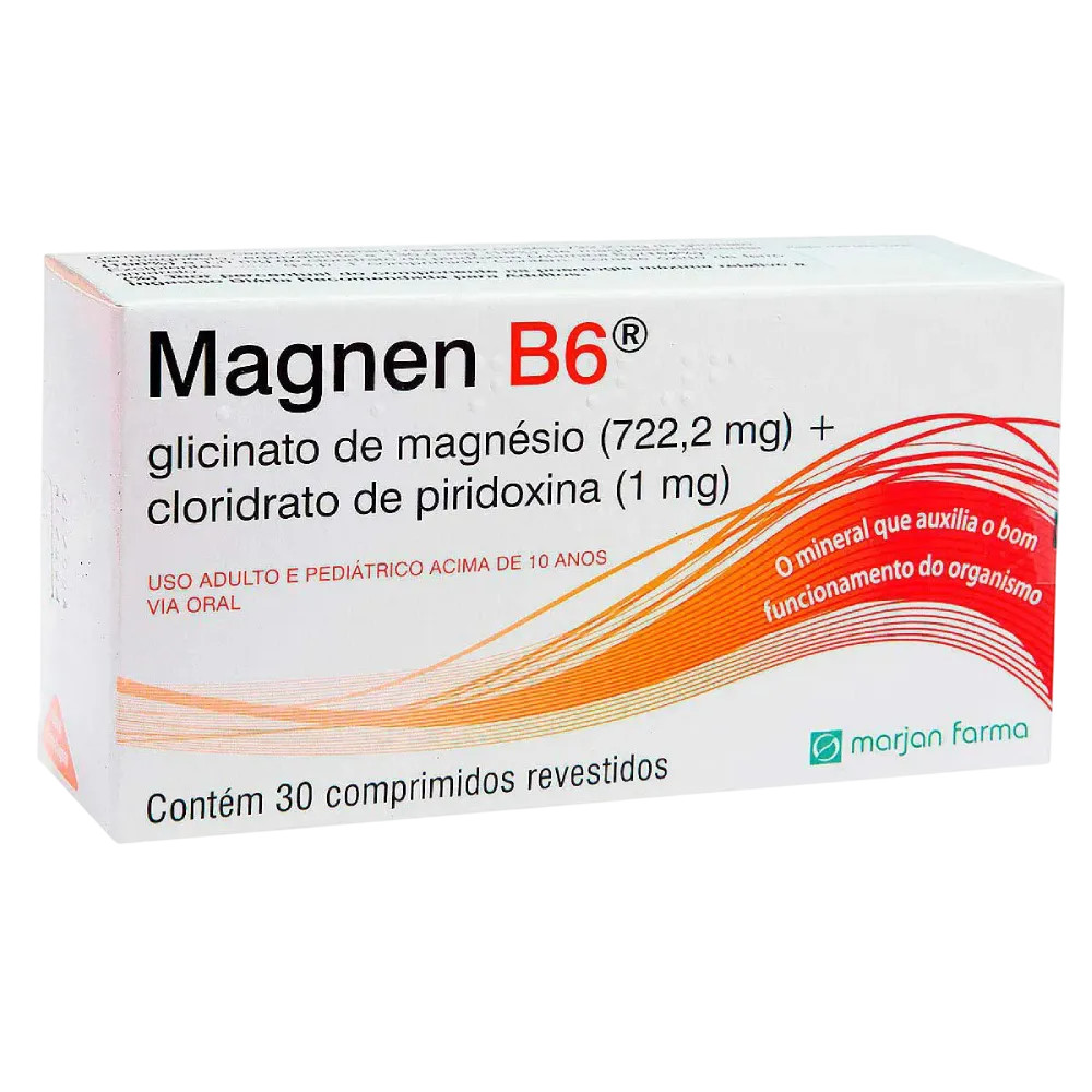Suplemento Vitamínico Magnen B6 30 Comprimidos | Shopee Brasil