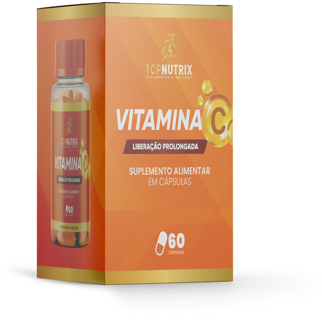 Suplemento Alimentar Vitamina C 45mg Topnutrix 60 Cápsulas | Shopee Brasil