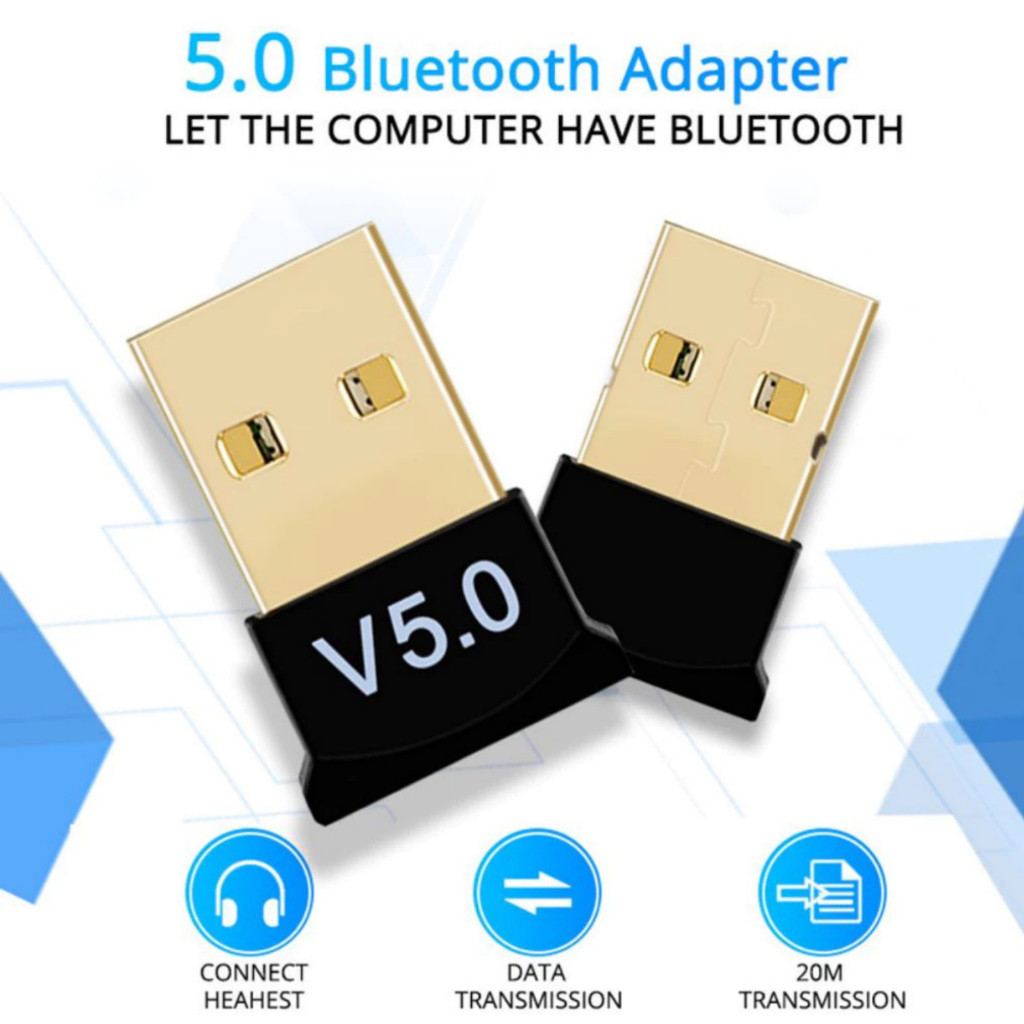 Adaptador USB Bluetooth 5.0 Para Pc Ou Notebook - Receptor top | Shopee ...