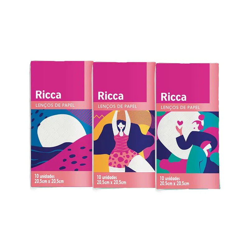 Lenço de Papel Ricca - Unidade | Shopee Brasil