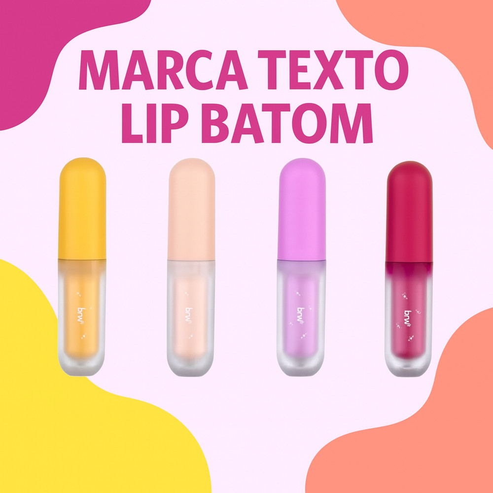 Marca Texto Chanfrado Fofo Batom Balm Lip Marker BRW | Shopee Brasil