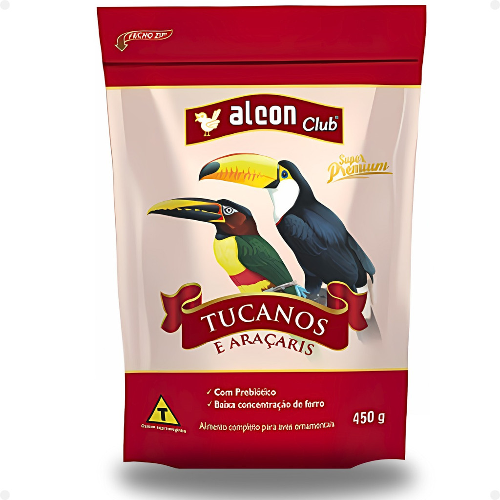 Alcon Club Tucanos 450g Alimento Completo | Shopee Brasil