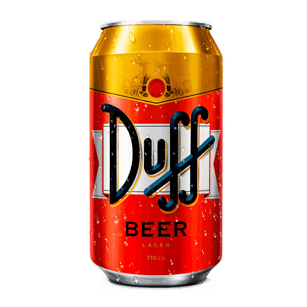 Cerveja Duff Lager 330ml – Ícone dos Simpsons | Shopee Brasil