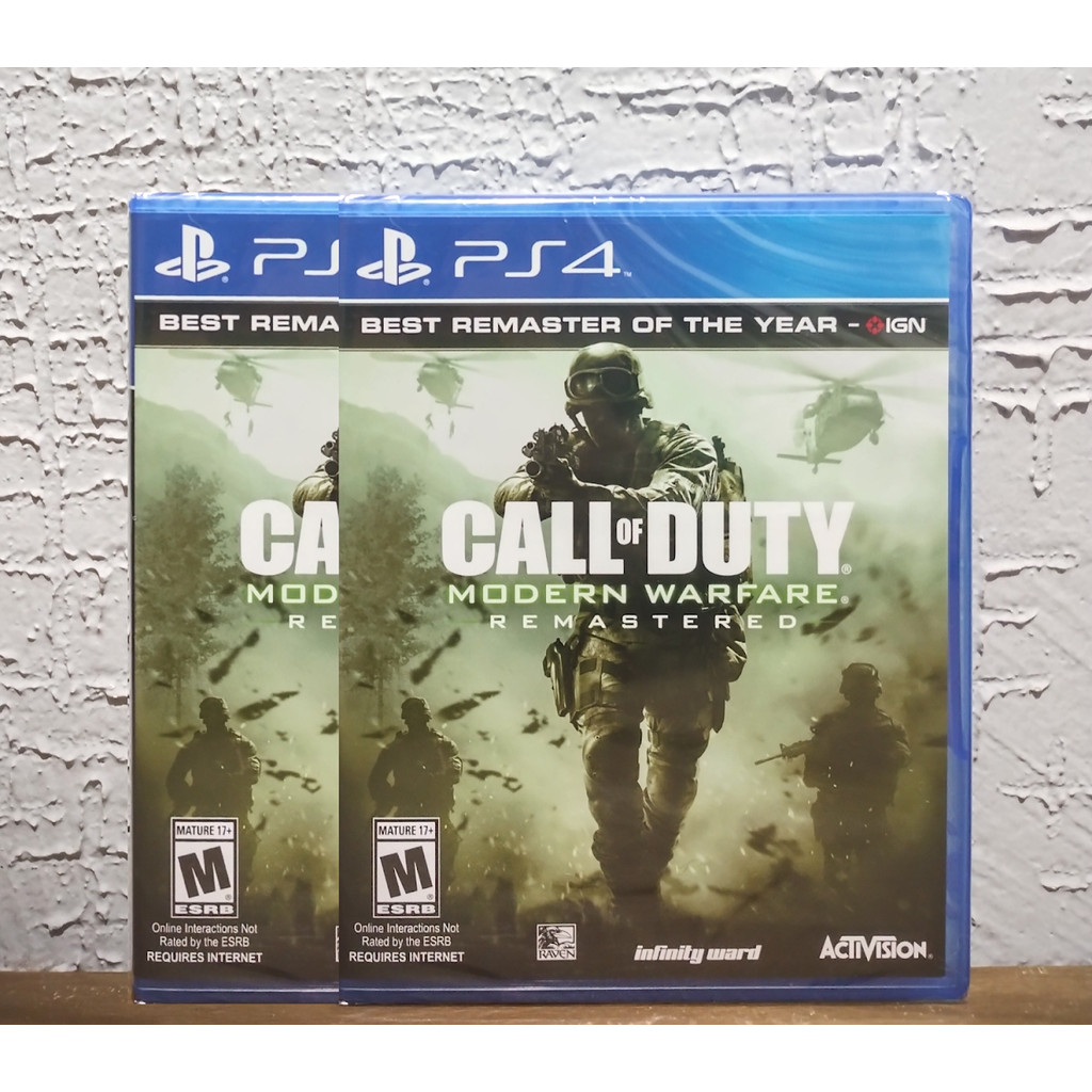 Call Of Duty Modern Warfare Remastered Ps4 Lacrado | Shopee Brasil