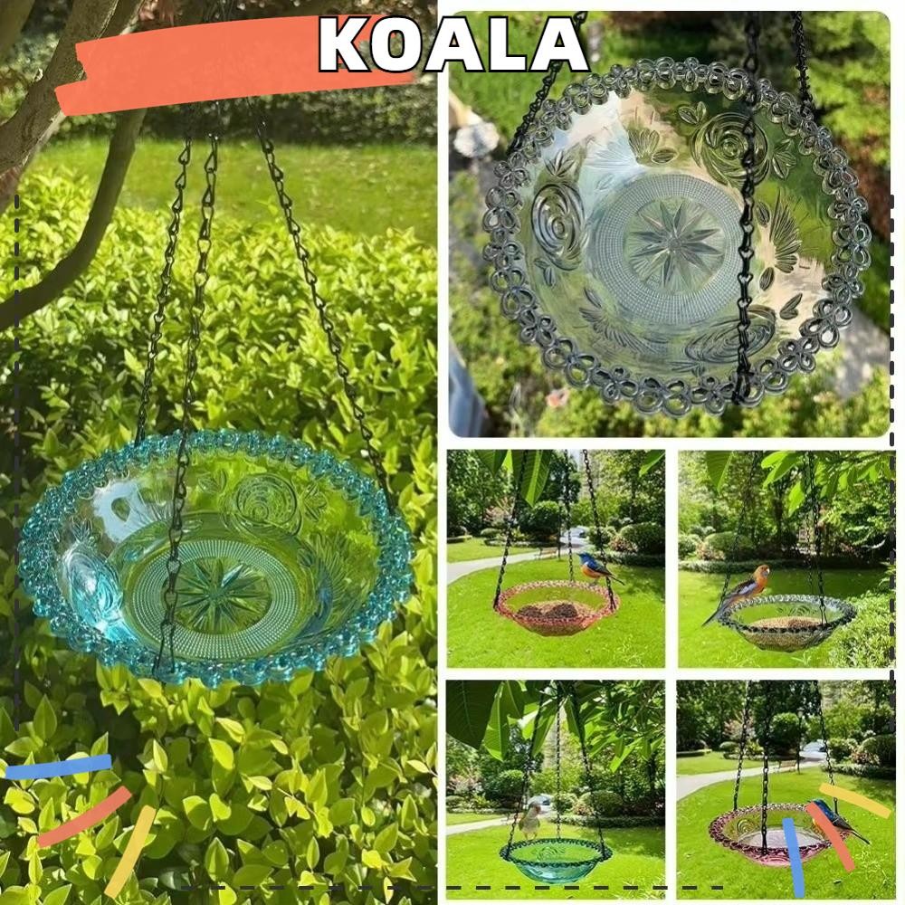 Banheira Para Pássaros KOALL , Alimentador De Metal Suspenso Banheiro ...