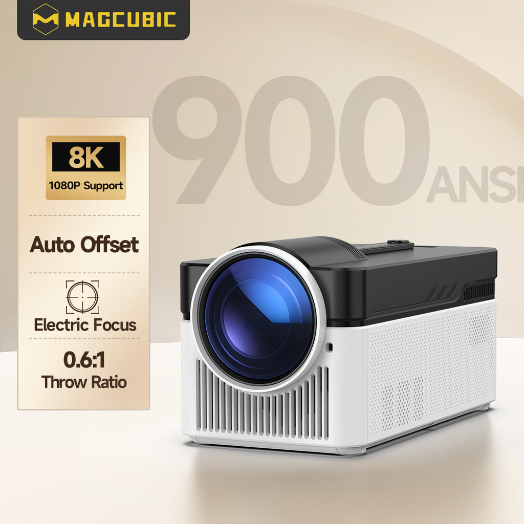 Projetor HY450 MAGCUBIC 900ANSI Foco elétrico Home Theater Alto ...