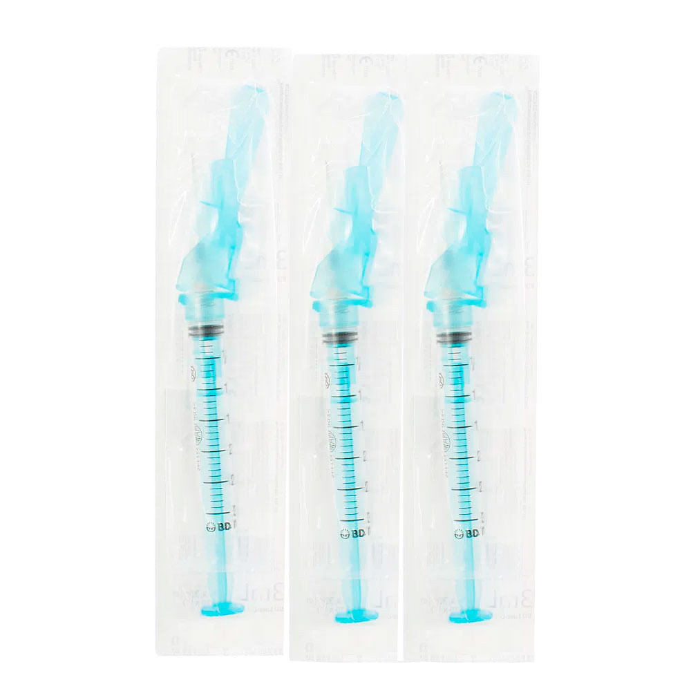 Kit 3 Seringa BD 3ml Solomed 25x0,70mm 1 Unidade | Shopee Brasil
