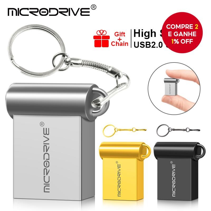Pen Drive Super Mini 2.0 com Capacidade Real, Unidade Flash USB 4/8 ...