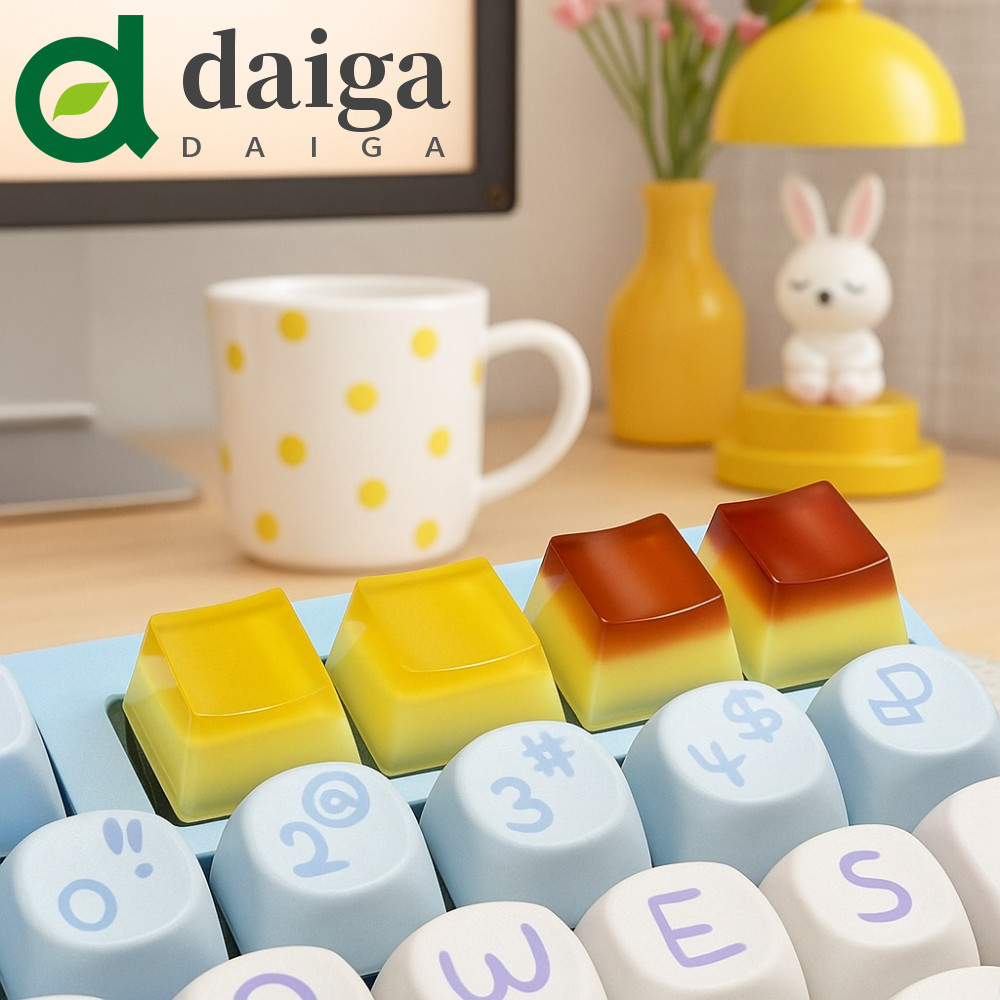 DAIGA Geléia Pudim Keycap , Original Gotejamento Design Transparente ...