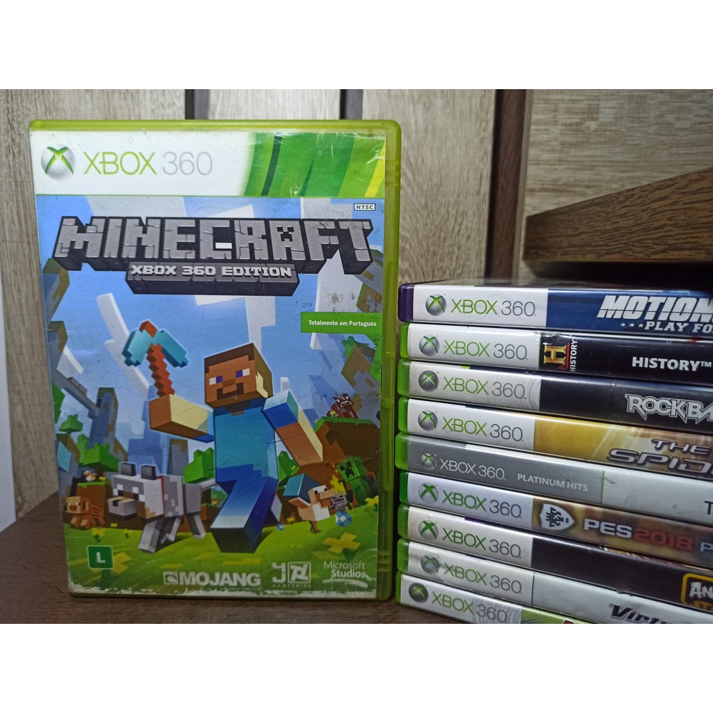 Jogo Minecraft Original Xbox 360 - Midia Fisica | Shopee Brasil