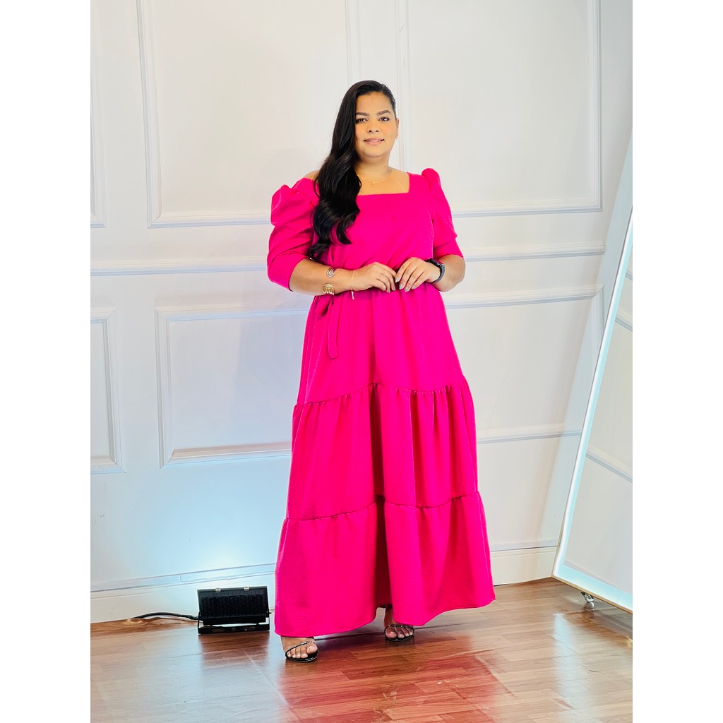 Vestido Longo Carol | Shopee Brasil