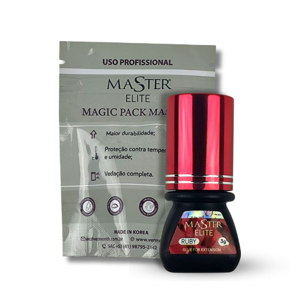 Cola Elite Master Ruby Para Alongamento De Cílios 3ml | Shopee Brasil