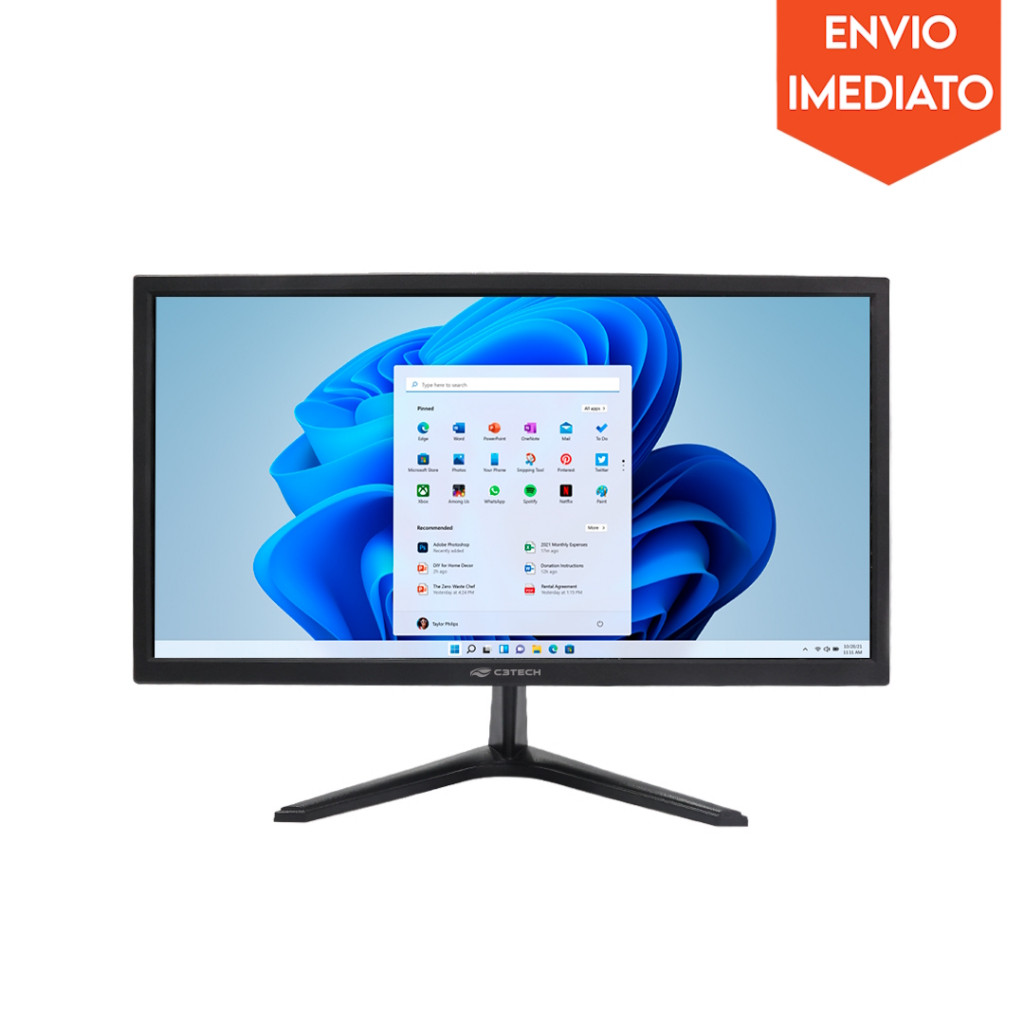 Monitor LED IPS 21,5" HDMI VGA - C3 Tech MR-215 | Shopee Brasil