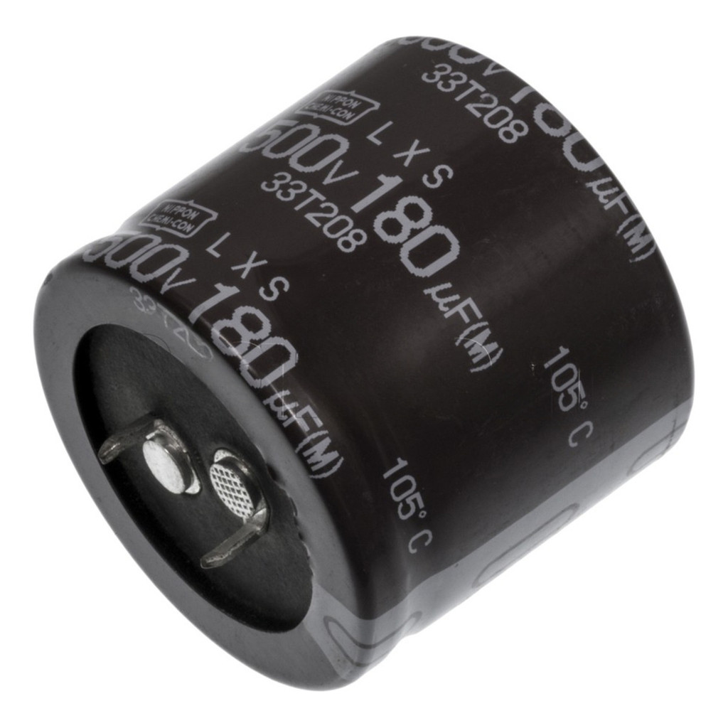 Capacitor Eletrolítico Snap-in 180uf 500v - Original Nippon | Shopee Brasil