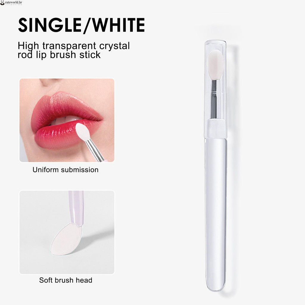 Pincel Labial De Silicone Reutilizável Portátil Multiuso Aplicador Para ...