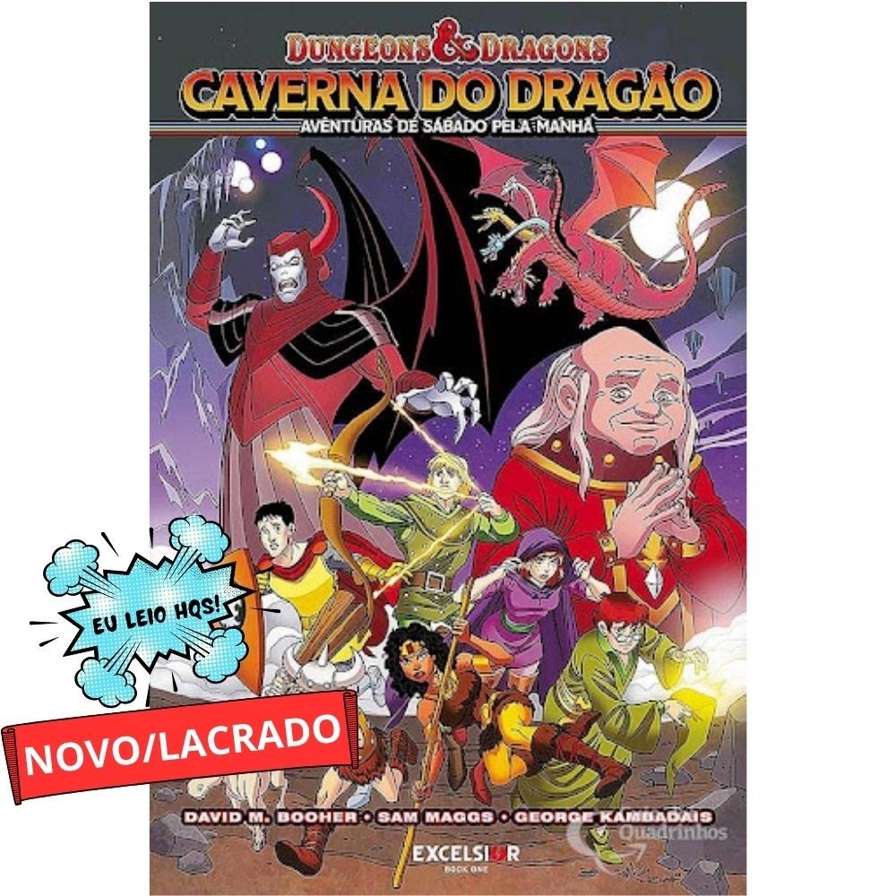HQ Caverna do Dragão – Dungeons & Dragons: Aventuras de Sábado pela Manhã - Capa Dura - Editora ...